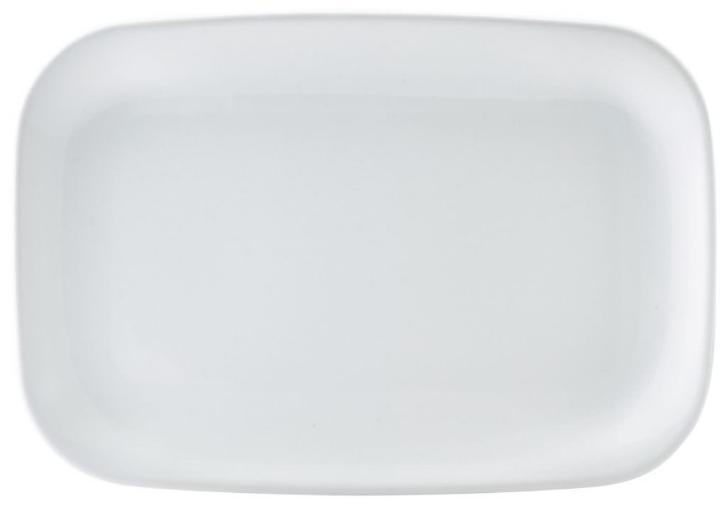 Royal Genware Rectangular Rounded Edge Plate 35.3 x 24.2cm - Catering ...