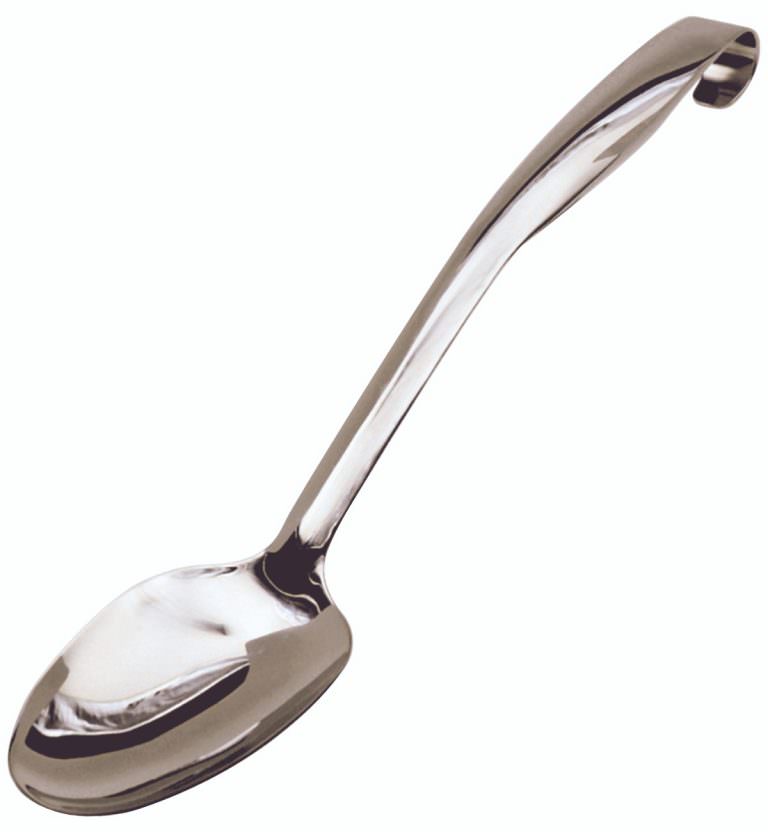 Genware Plain Spoon, 350mm - Catering Products Direct