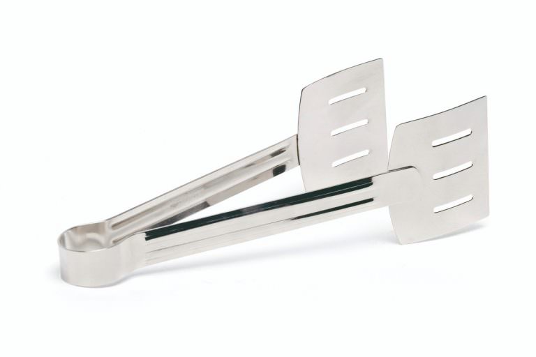 S/St. Wide Blade Serving Tongs 9.5" /240mm - Catering Products Direct