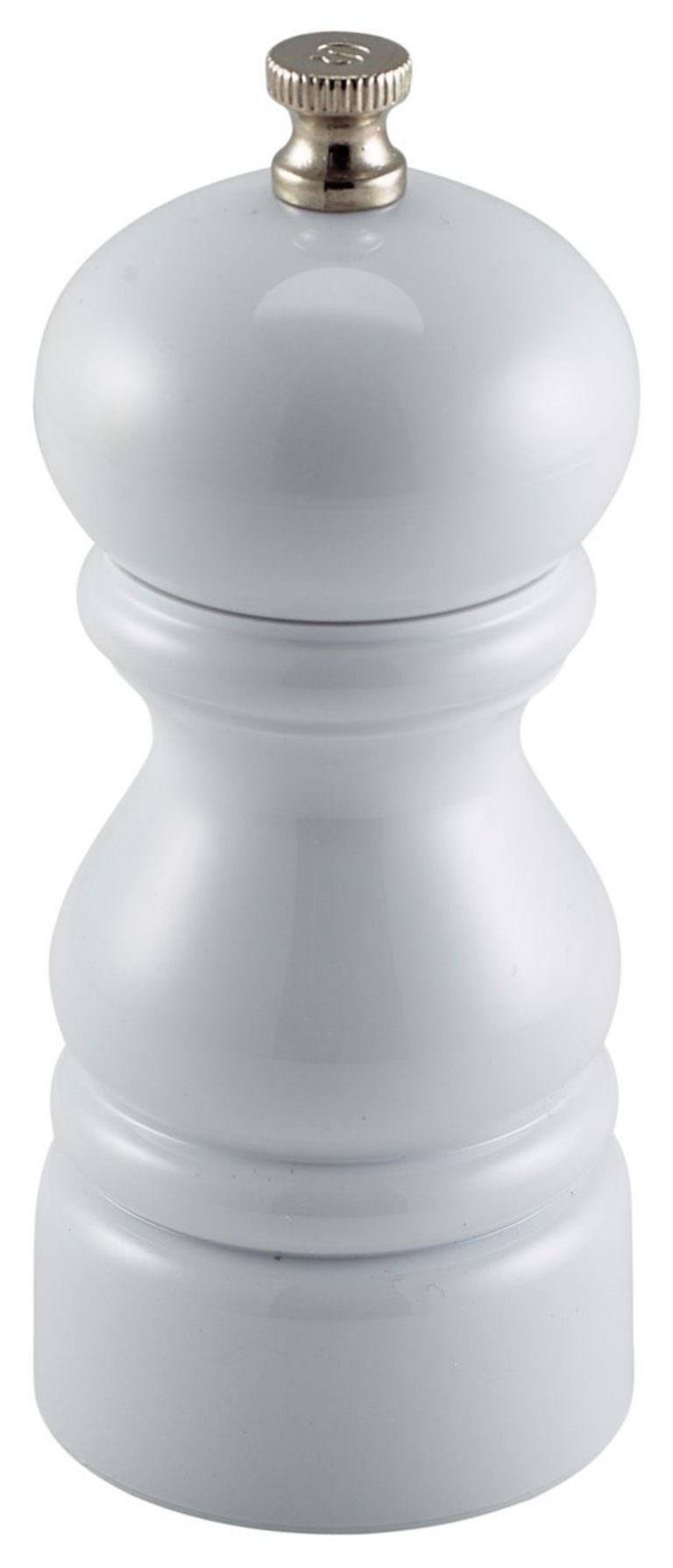 Genware Salt Or Pepper Grinder White 12.7cm - Catering Products Direct