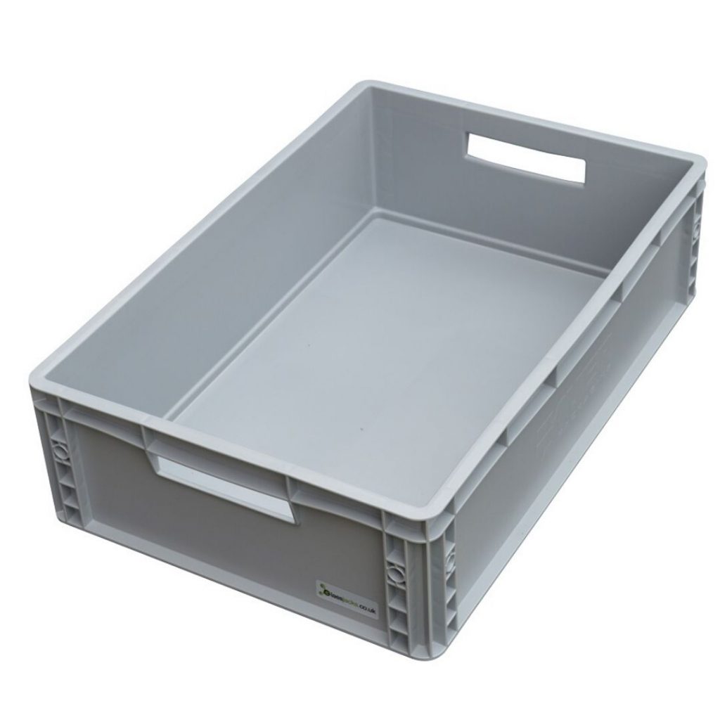 Drinking Glass Storage Crate, Solid Euro Crate, Storage Container