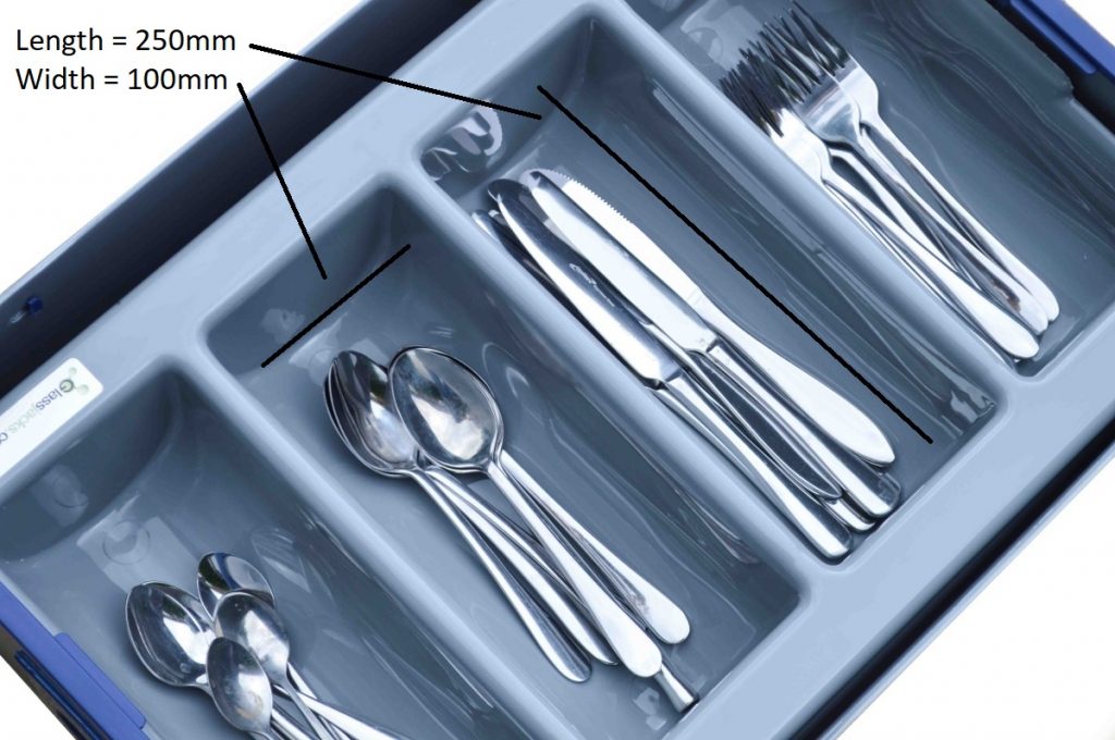 Compartment Cutlery Box - Catering Products Direct