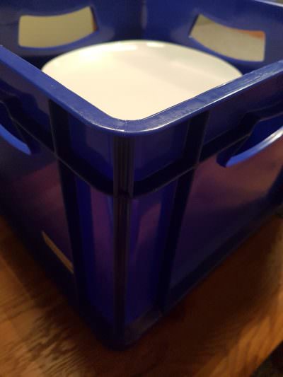 Plate Storage Box Crate - Catering Products Direct