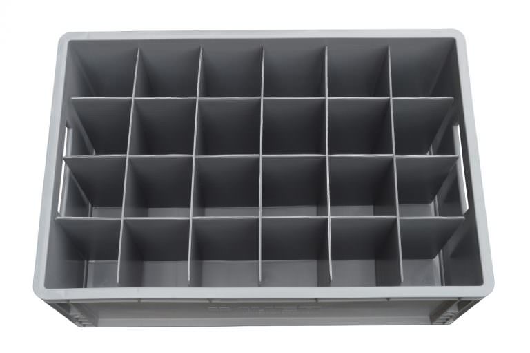 Wine Glass Boxes & Storage Crate Boxes, Solid Glassware Crate