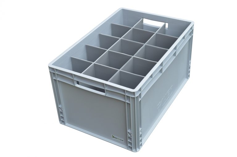 Beer Pint Glass Storage Crate - Large Container - Catering Products Direct