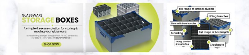 Glassware Storage Boxes & Crates - Glassware Storage Options