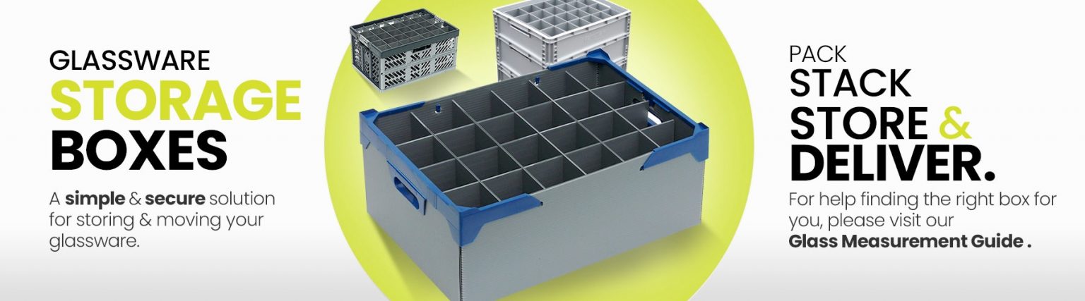 Glassware Storage Boxes & Crates - Glassware Storage Options